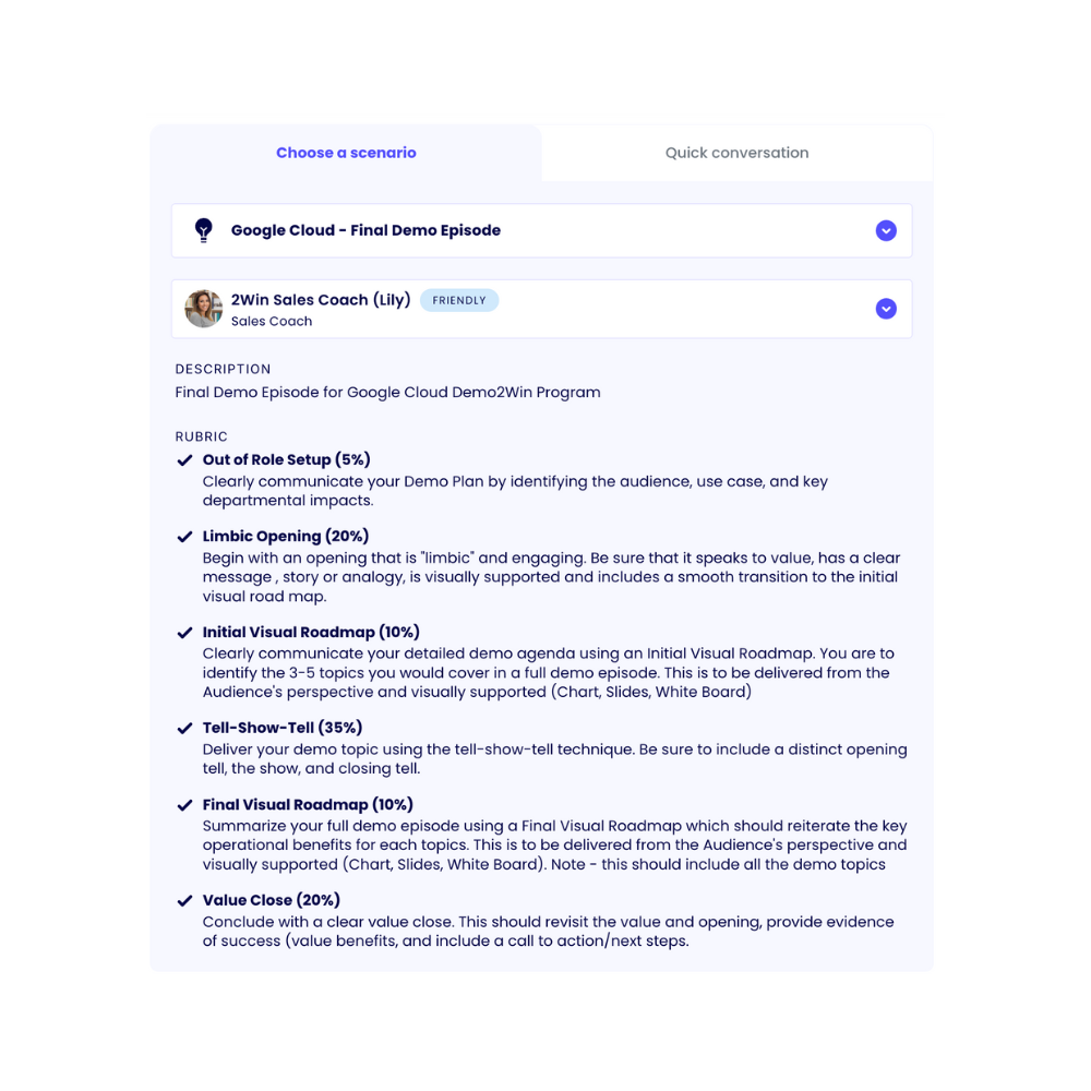 AI Coaching Agent | 2Win Global